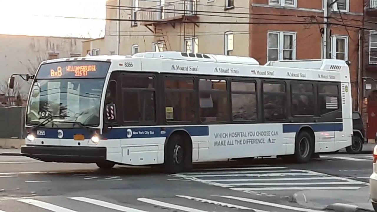 MTA: West Farms Bus Compilation on the Bx8 @ East 226th Street ...