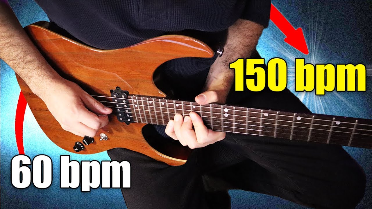 Can't Pick Fast? Check Out These 2 Alternate Picking Exercises! - YouTube