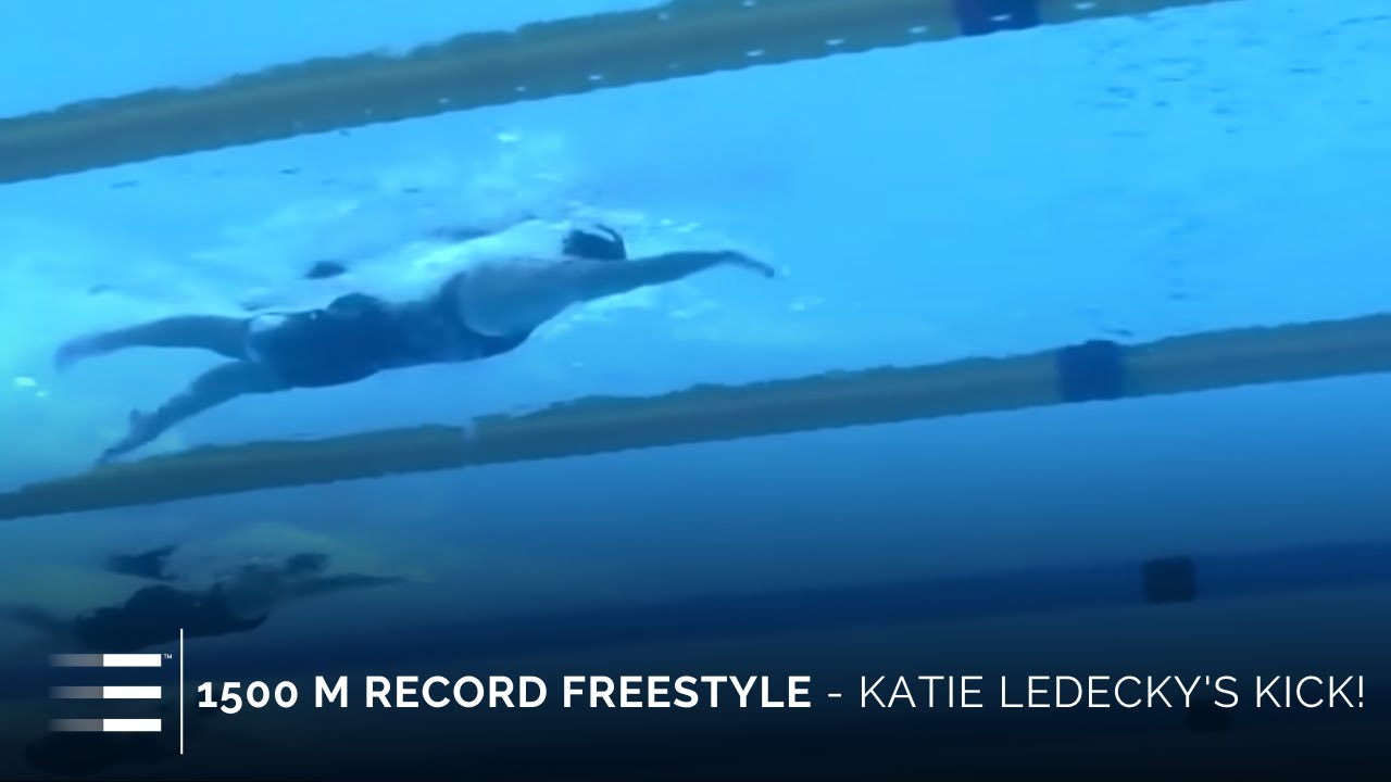 Katie Ledecky Dominates in 1500m Freestyle | Kick Timing Highlights ...