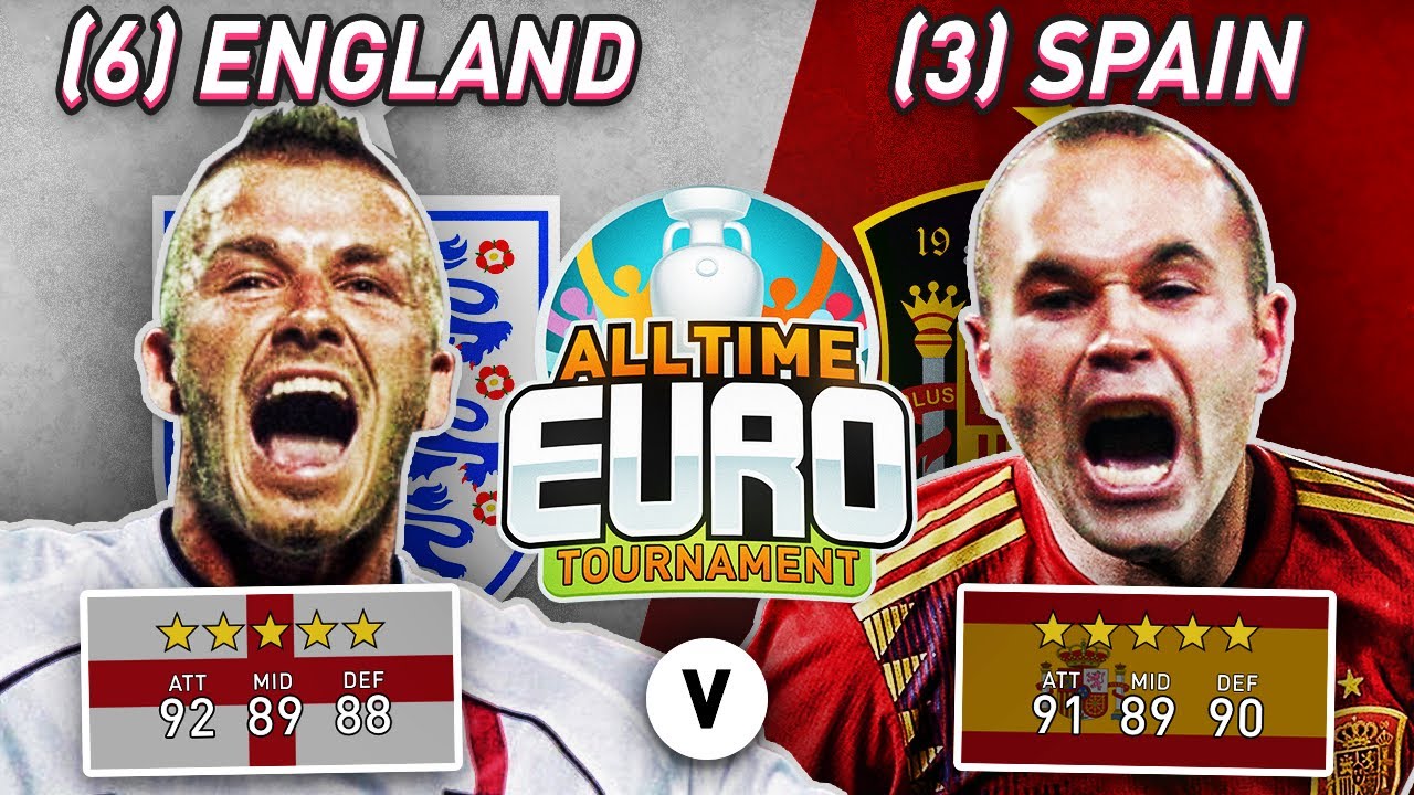 England All-Time XI vs Spain All-Time XI | FIFA 20 All-Time EURO ...