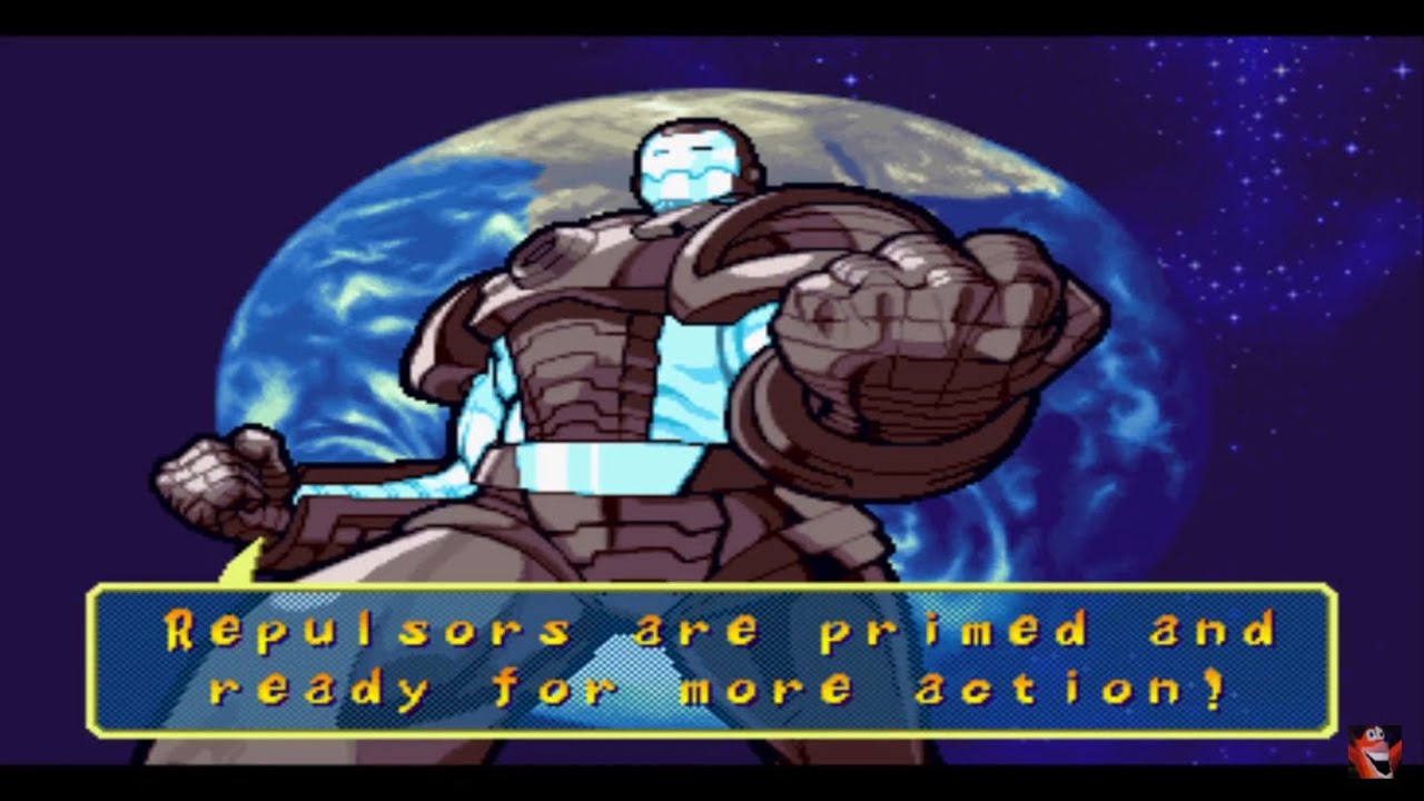 Marvel vs Capcom - War Machine/Captain America arcade mode (PS1) - YouTube