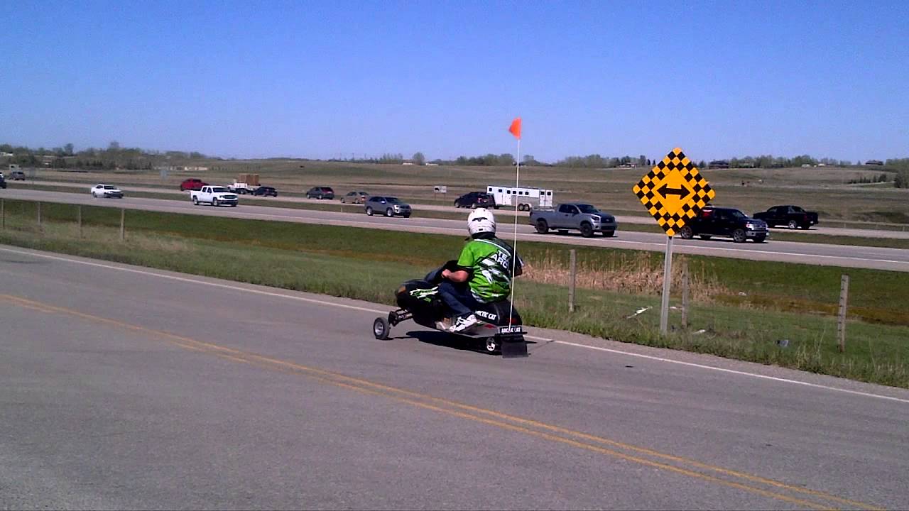 Summer Sledding On Deerfoot Trail - YouTube