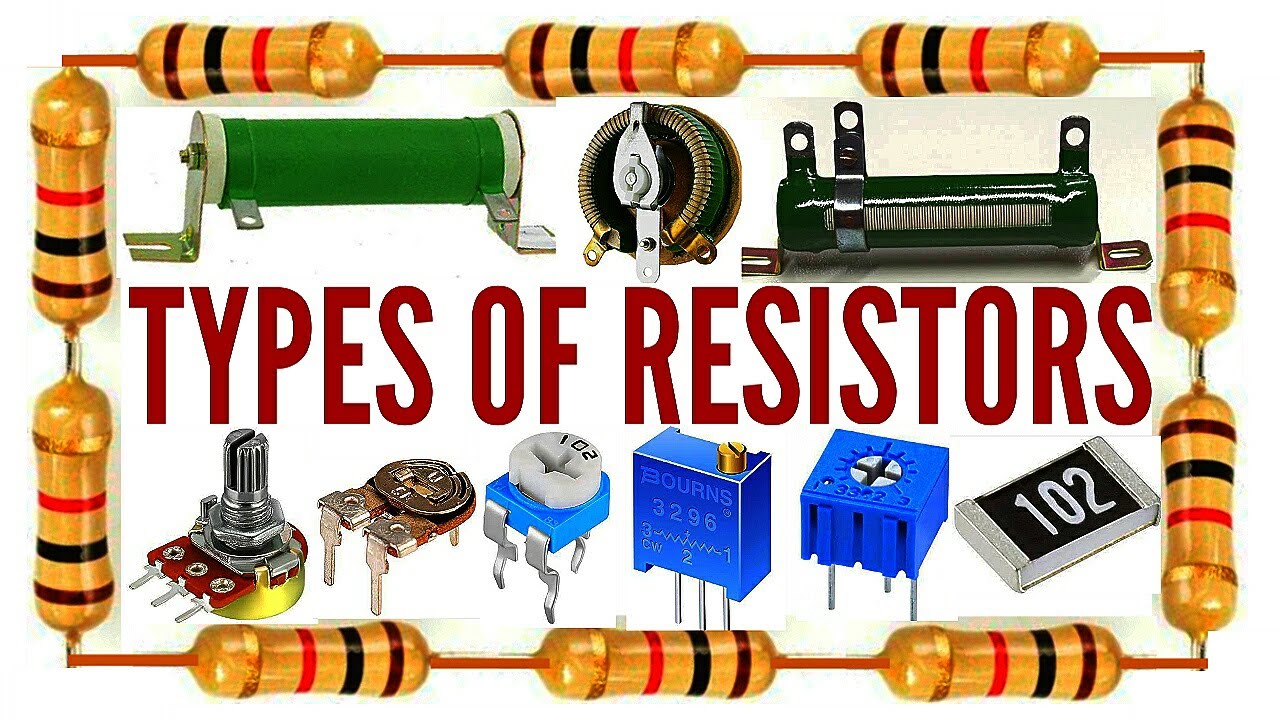 Types of resistance carbon resistors rhiostart trmmer resistor photo ...
