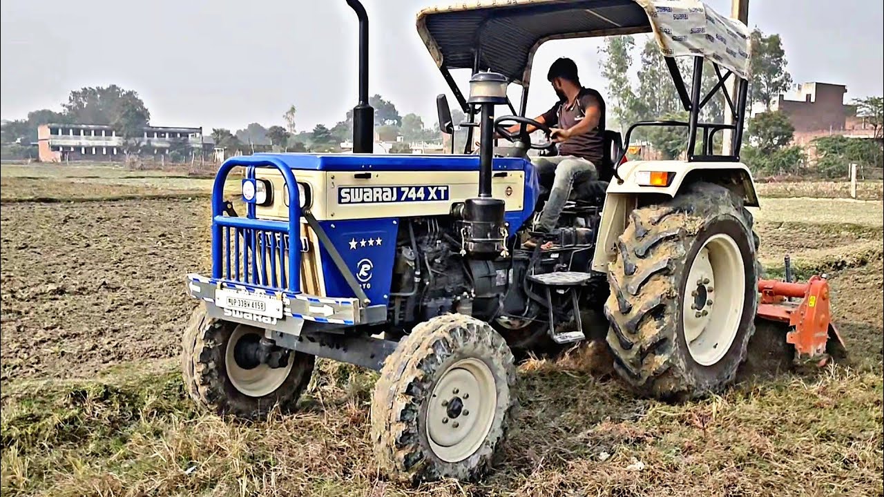 आज पक्की मिट्टी में दब गया Swaraj 744 XT 4 Star 🌟🌟🌟🌟 52hp Tractor ...
