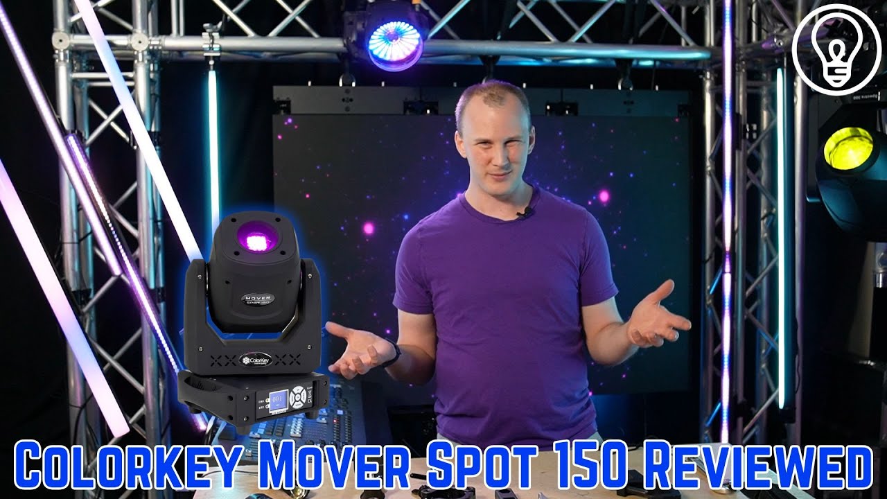 Colorkey Mover Spot 150 Reviewed - YouTube