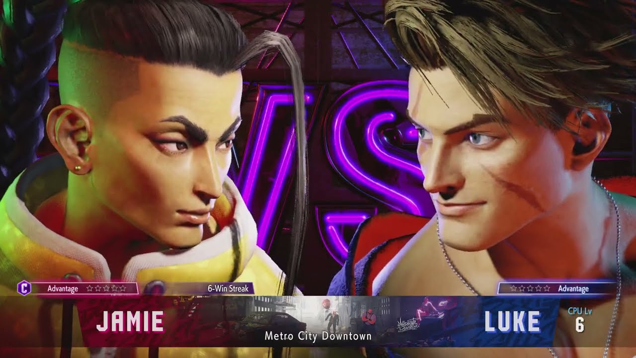 Street Fighter 6 Jamie VS Luke - YouTube