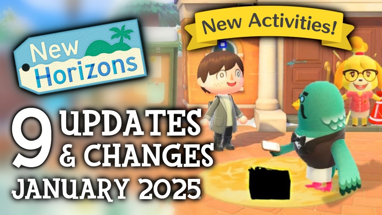 9 UPDATES & CHANGES in January 2025 (New Activities) - Animal Crossing ...