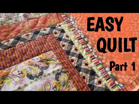 Beginner Easy Quilt Tutorial Series: Part 1 - YouTube