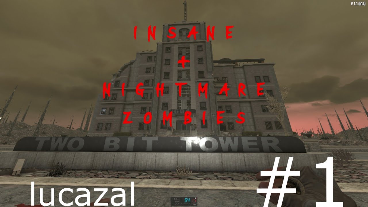 7 Days To Die - Two Bit Tower (Tier 6): Insane Difficulty + Nightmare Zombies (No Commentary ...