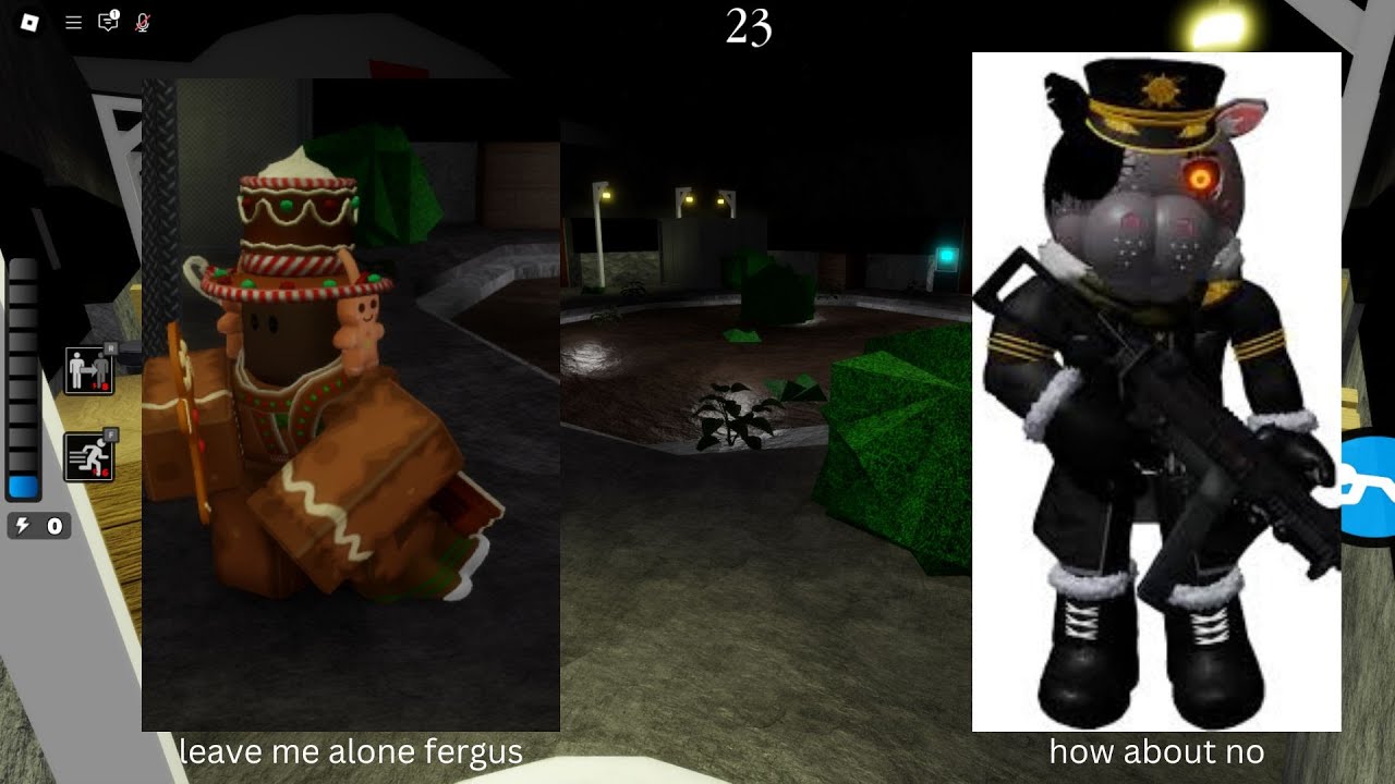 roblox piggy playing fergus military training piggy build mode - YouTube