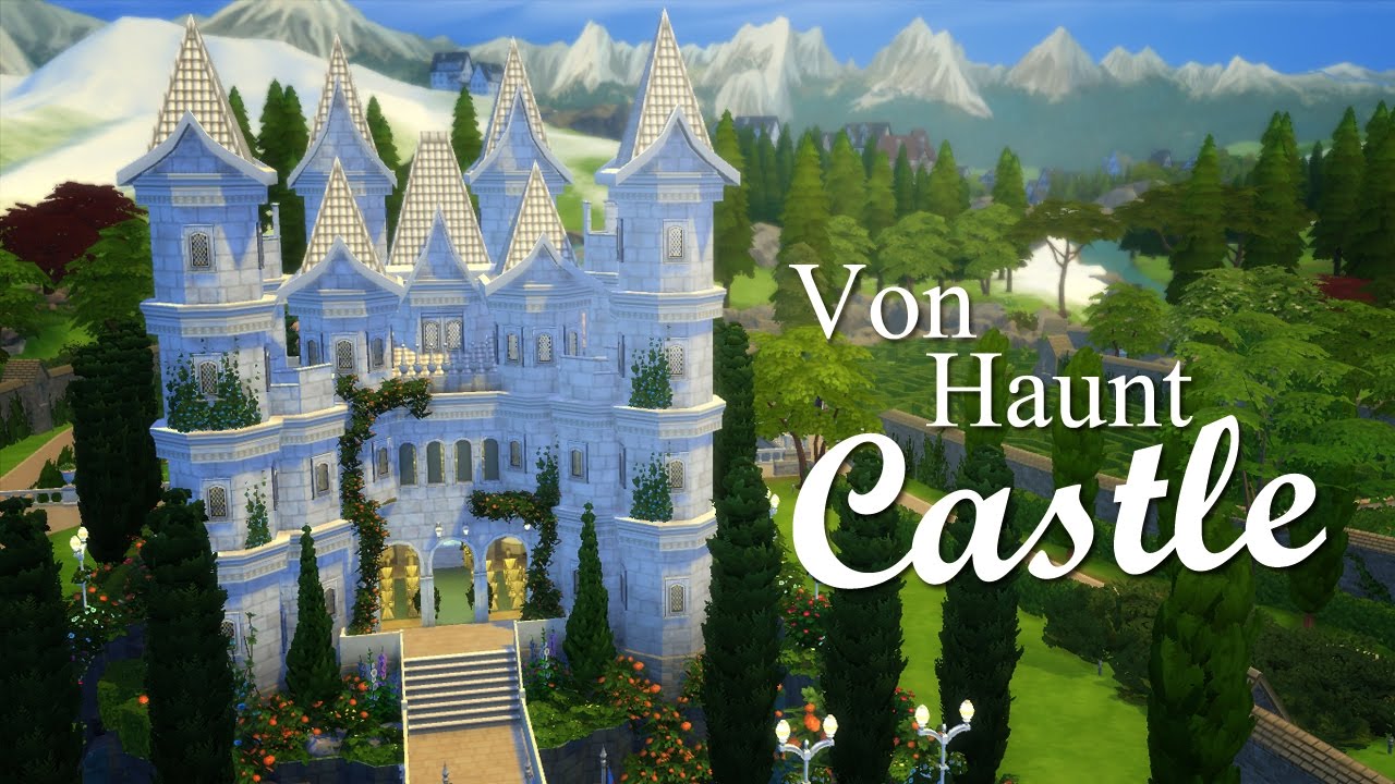 The Sims 4 | Speed Build: Von Haunt Castle - YouTube