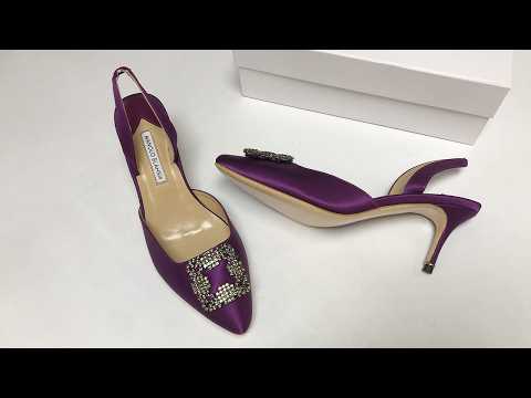 Manolo Blahnik Pumps in Purple Review