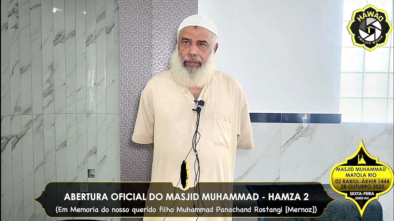 Sheikh Aminuddin Muhammad (28/10/2022) - Tema: "Abertura Oficial do ...