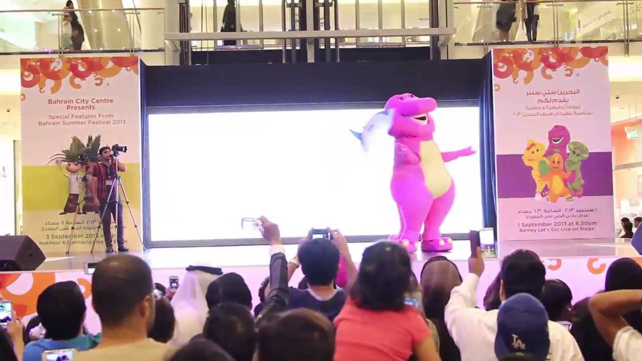 Barney live at Bahrain City Centre! - YouTube