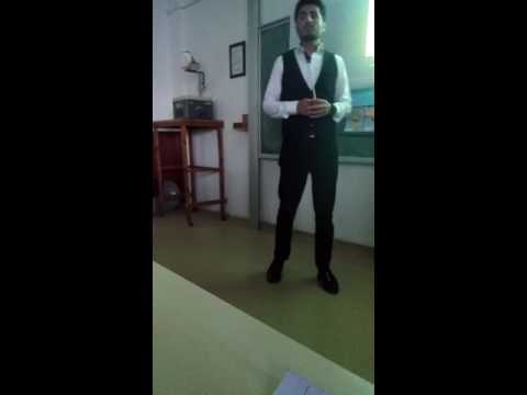 Mehmet hoca ders anlatirken