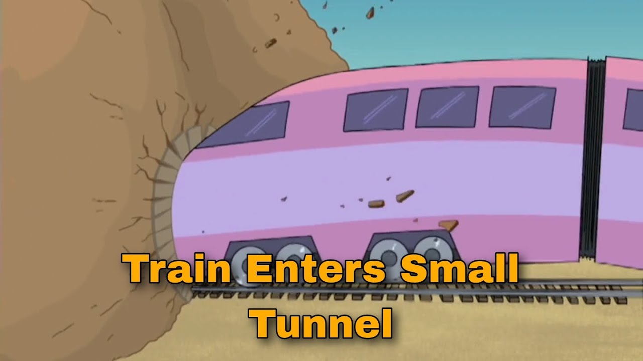Train Enters Small Tunnel Meme Template - Drawn Together - YouTube