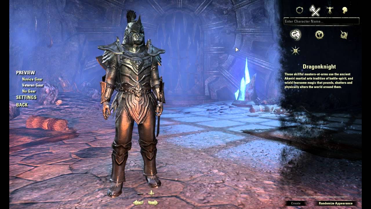 Elder Scrolls Online - Character Creation - YouTube