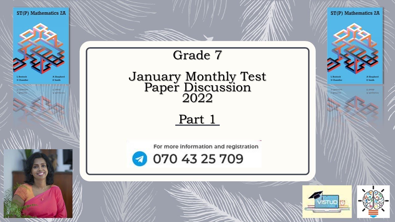 Gr 7_Jan 2022_ Monthly Test Paper_Part 01_Math_Lyceum International ...