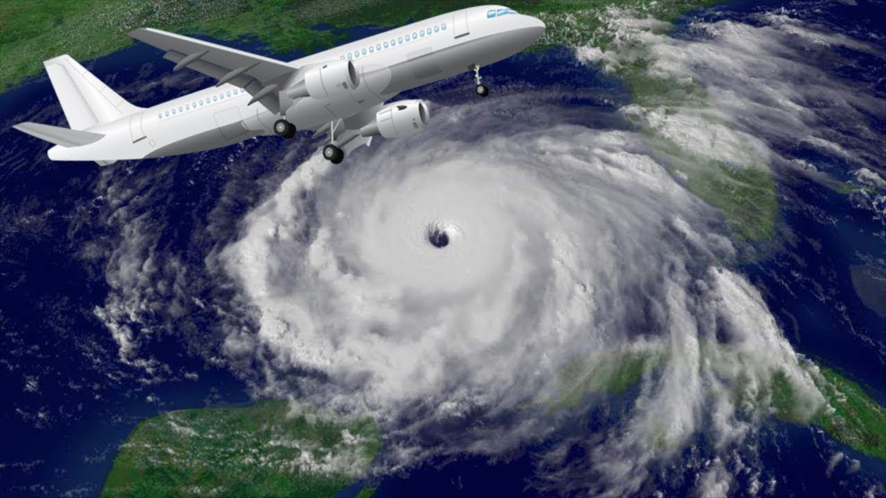 Flying In The Heaviest Hurricane EVER - YouTube
