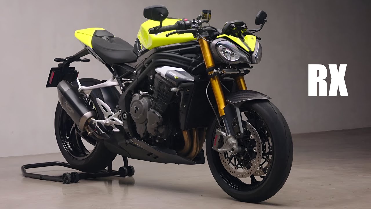 2026 Triumph Speed Triple 1200 RX - New Premium Flagship Super Naked ...