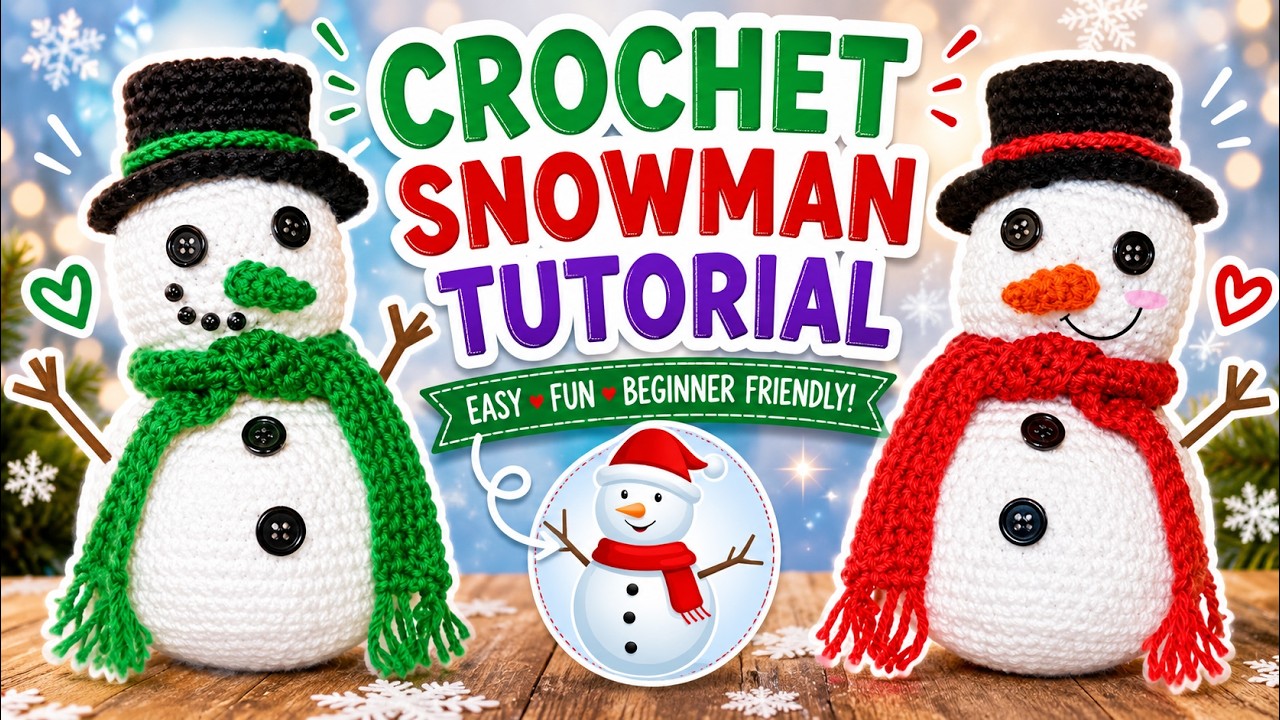 Crochet Snowman Free Pattern Melting Snowman Amigurumi Pattern