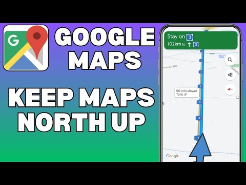 How To Keep Maps North UP on Google Maps. - YouTube