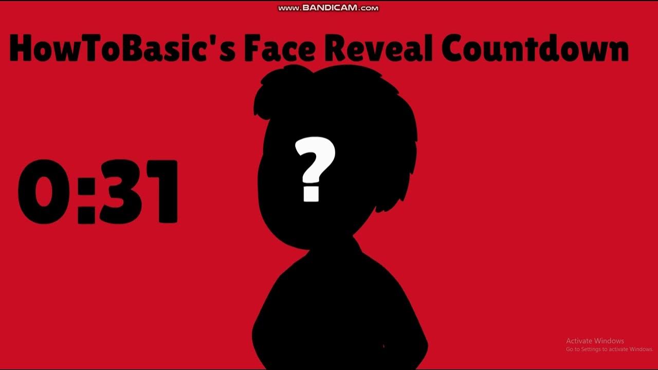 @HowToBasic 's Face Reveal Countdown - YouTube