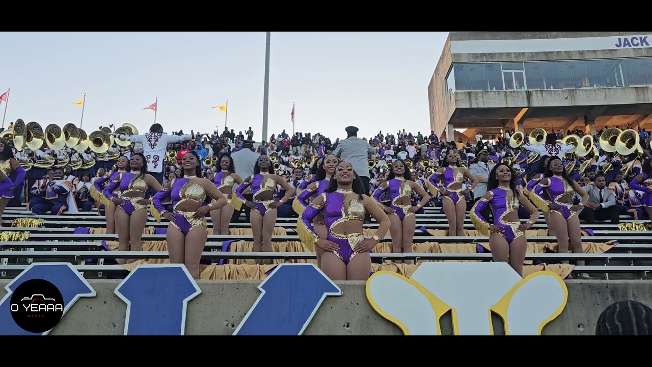 THE(ALCORN ODE)🎶😍 Alcorn State Marching Band & Golden Girls-Homecoming ...