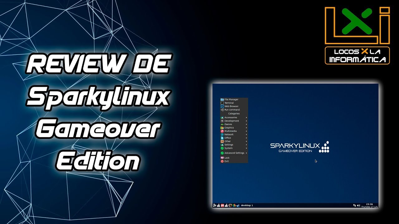 Sparky Linux Gameover - Review en Español - YouTube