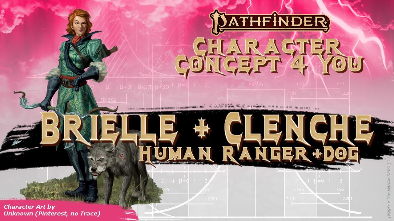 Brielle and Clenche - Human Ranger - Pathfinder 2e Character Concept ...