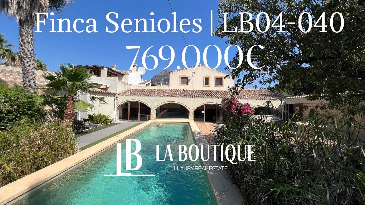 Traditional Spanish Finca in Jávea | Tosca Arches, Pool and Guest ...