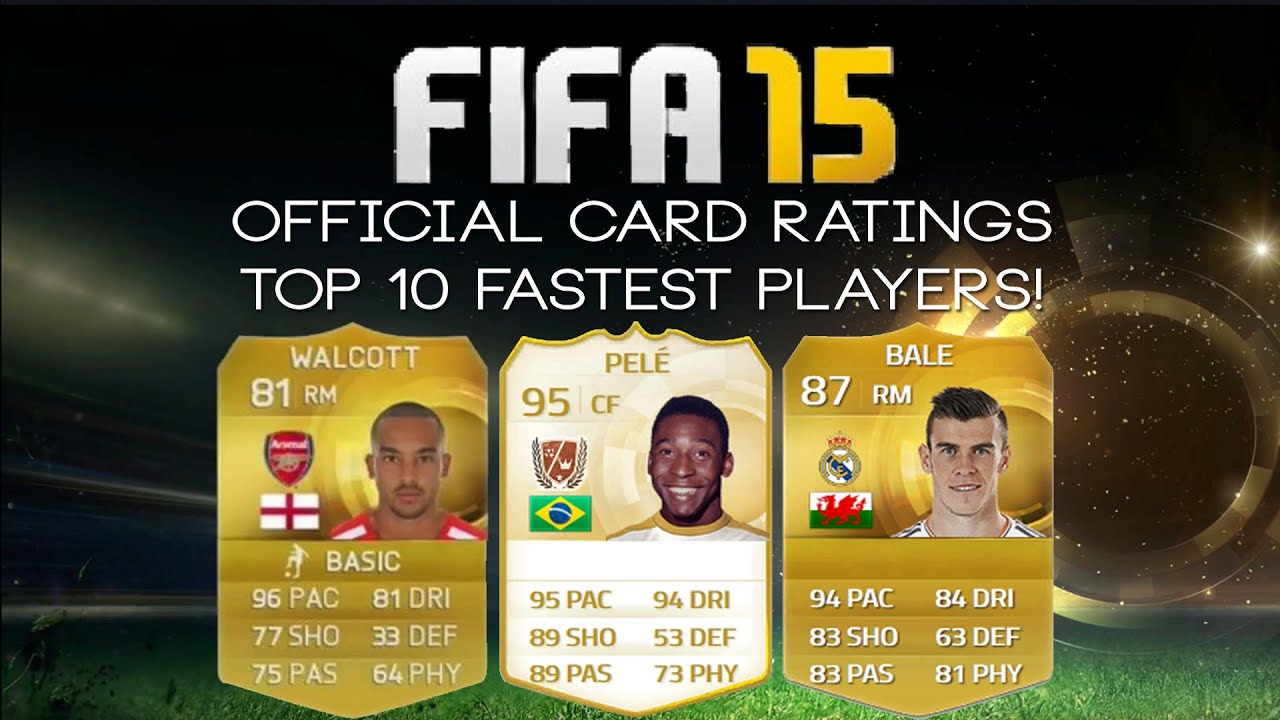 Fifa 15 - Top 10 Fastest Players! - YouTube