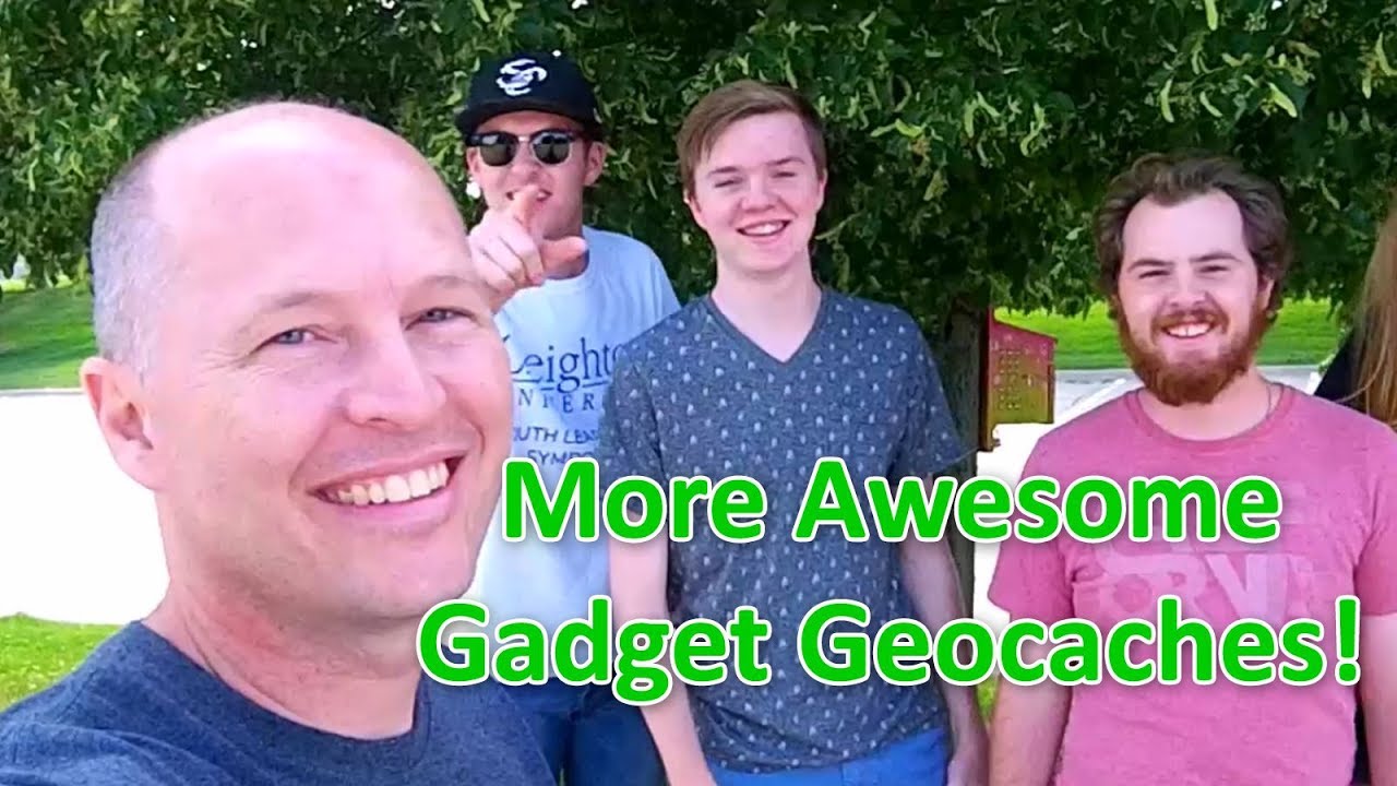 More Awesome Gadget Geocaches! - YouTube