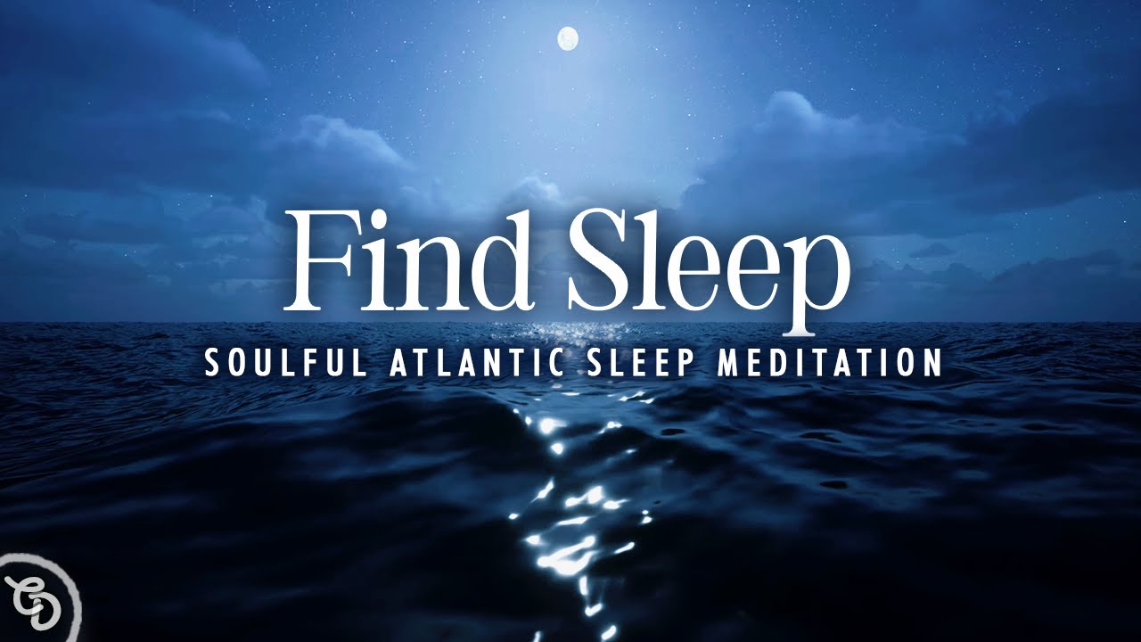 Relaxing Ocean Waves At Night | Soulful Piano Sleep Music | Find Sleep ...