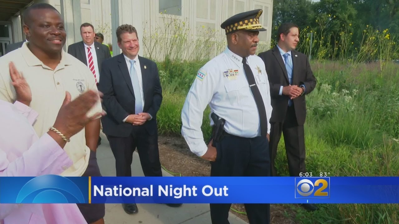 National Night Out Brings Cops, Residents Together - YouTube