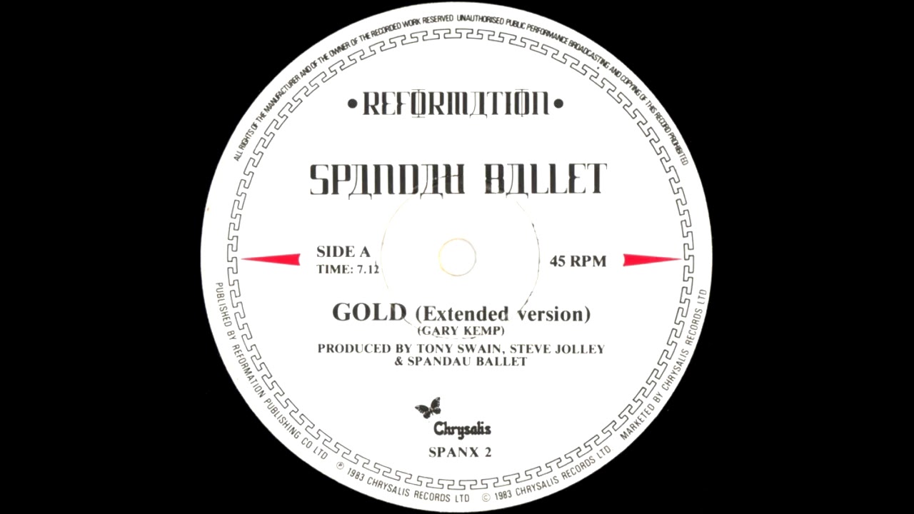 Spandau Ballet - Gold (Extended Version) 1983 - YouTube