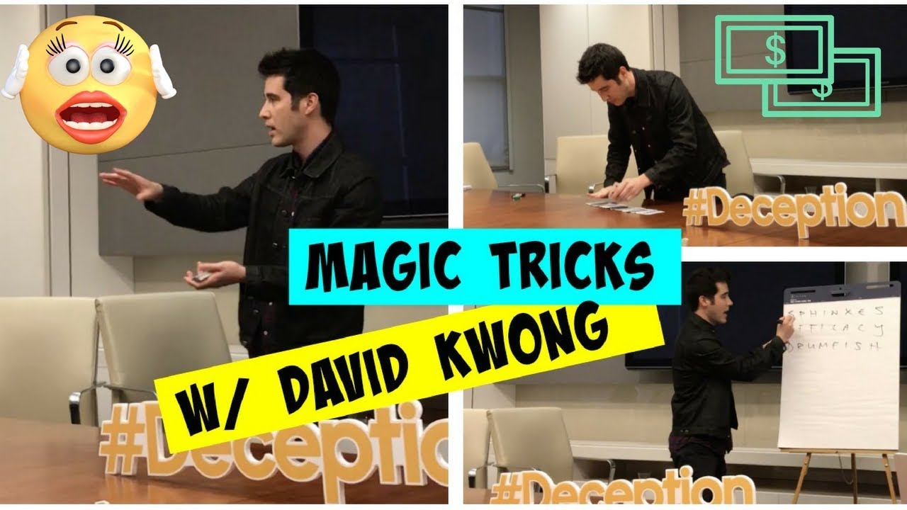 Magic Tricks From David Kwong: Magician From Deception - YouTube