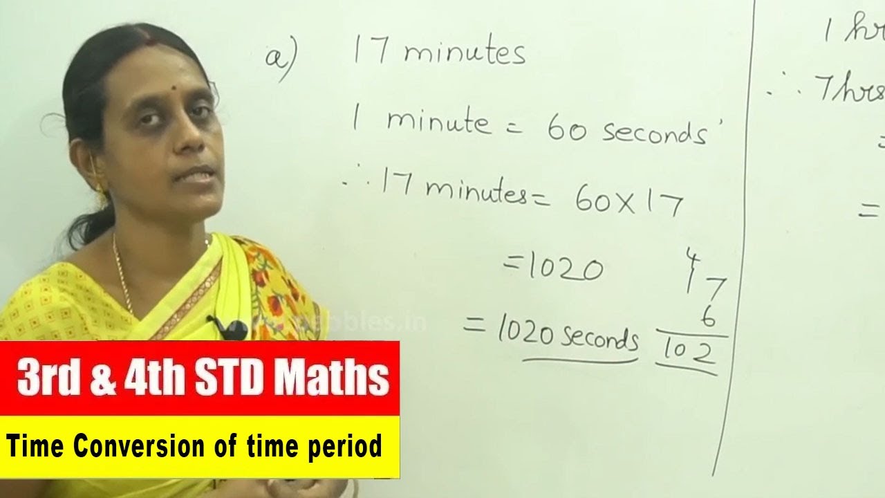 3rd & 4th STD Maths | Time Conversion of time period | CBSE Syllabus ...