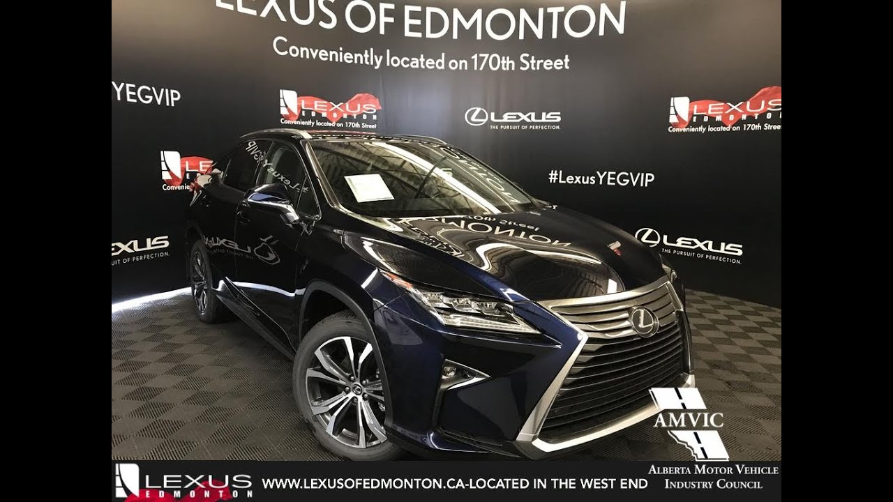 Blue 2018 Lexus RX 350 Luxury Package Review - West Edmonton, AB ...