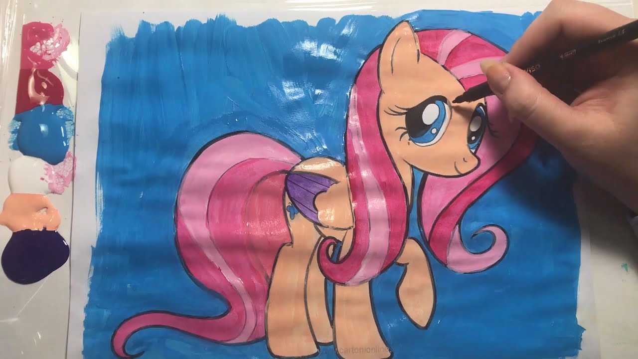 My Little Pony - PINTANDO PINKIE PIE ! - PAINTING PINKIE PIE ! - YouTube