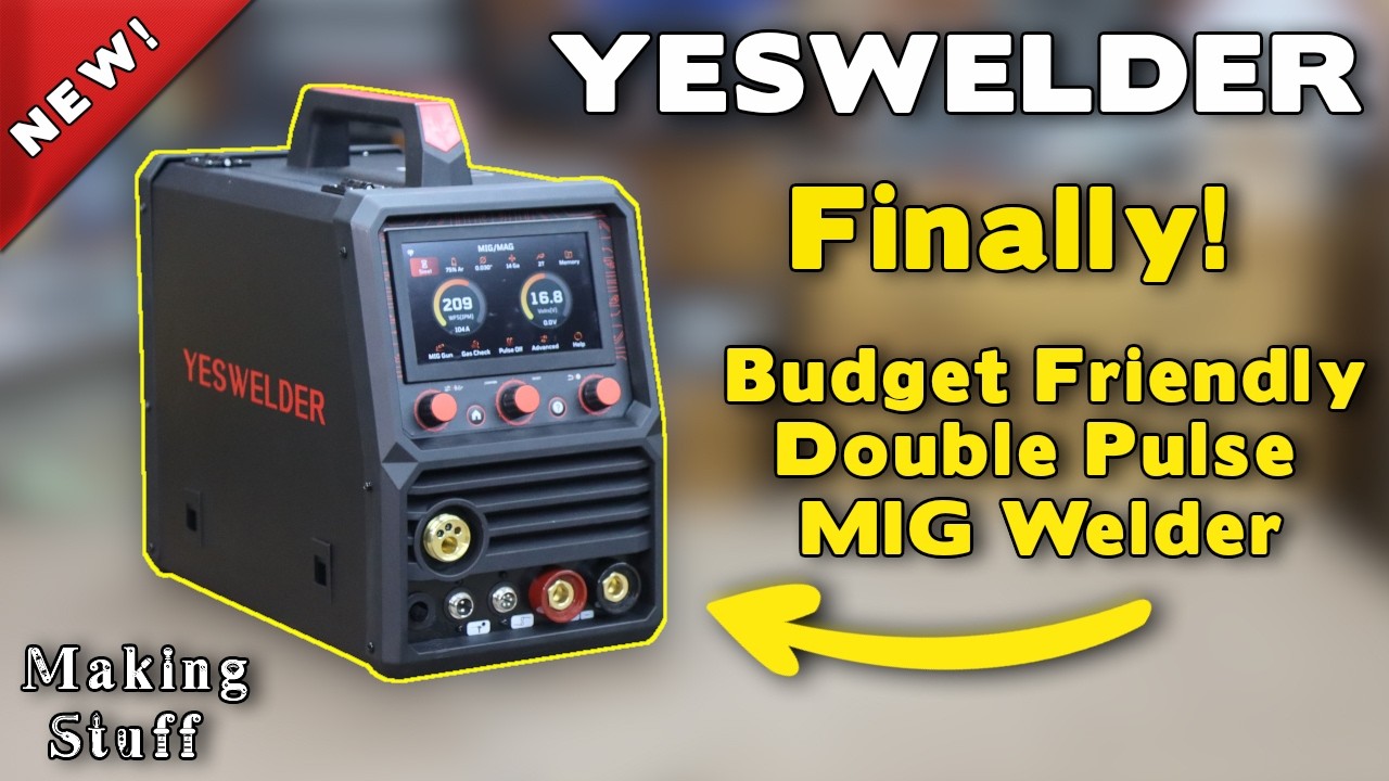 The New YesWelder DP200 Double Pulse MIG Welder Review - YouTube