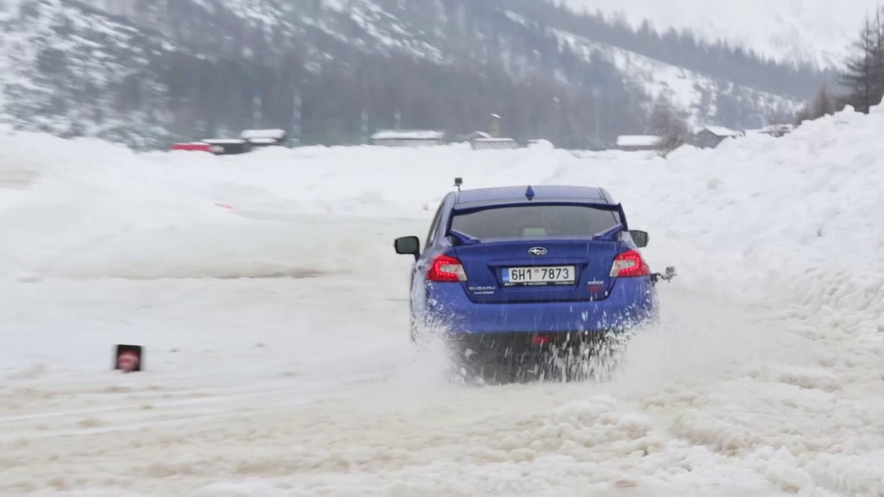 Subaru WRX STI drifting in Livigno 2017 - YouTube