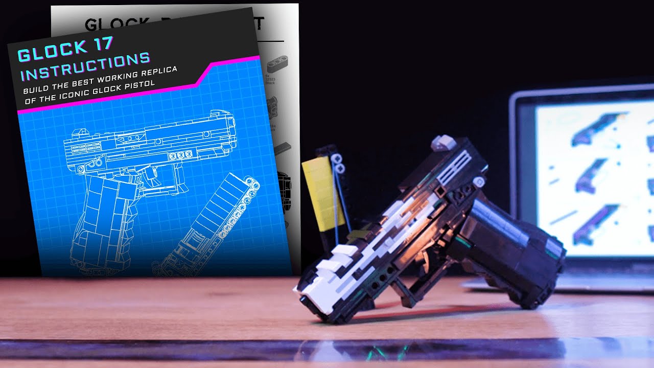LEGO Working Glock 17 [Instructions for sale] - YouTube