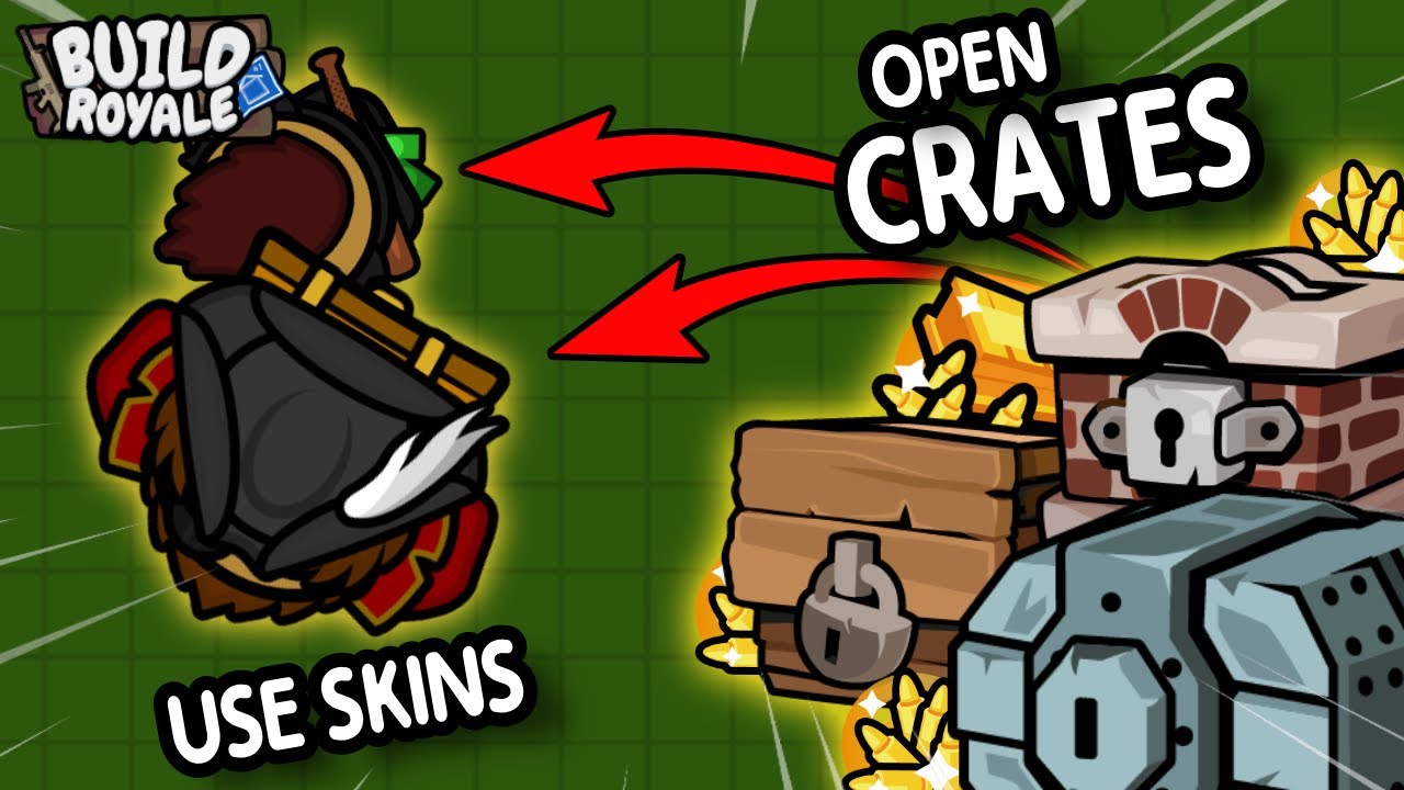 Opening Crates and WINNING with the Skins! || BuildRoyale.io - YouTube