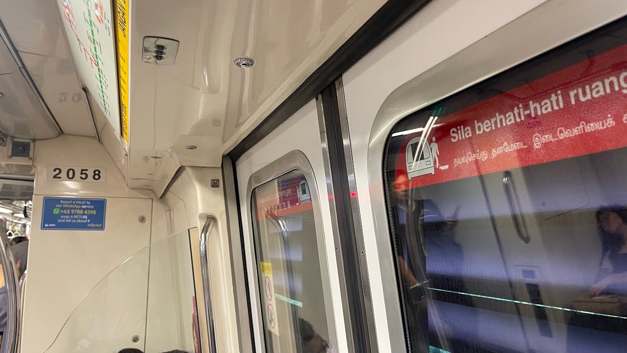 [SMRT] [Kawasaki Heavy Industries] C151 057/058 NS8 Marsiling → NS9/TE2 Woodlands - YouTube