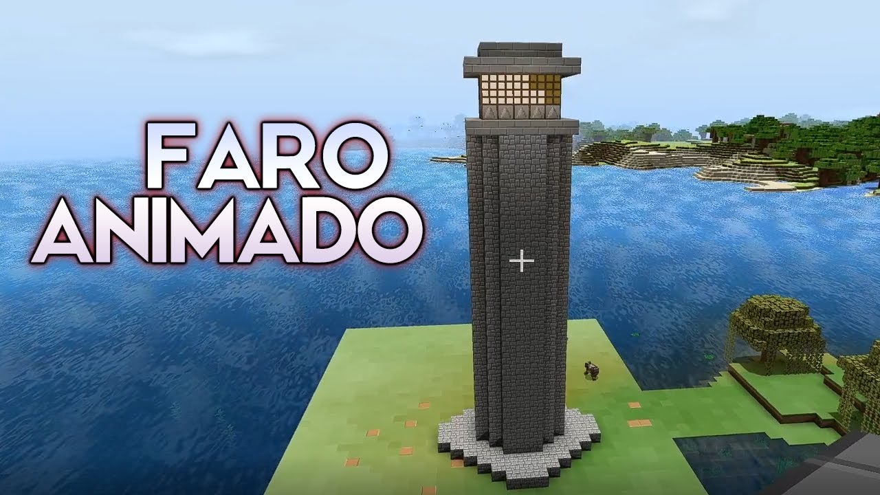 *COMO HACER UN FARO ANIMADO* Minecraft PE (PS4, XBOX ONE, WINDOWS 10 ...