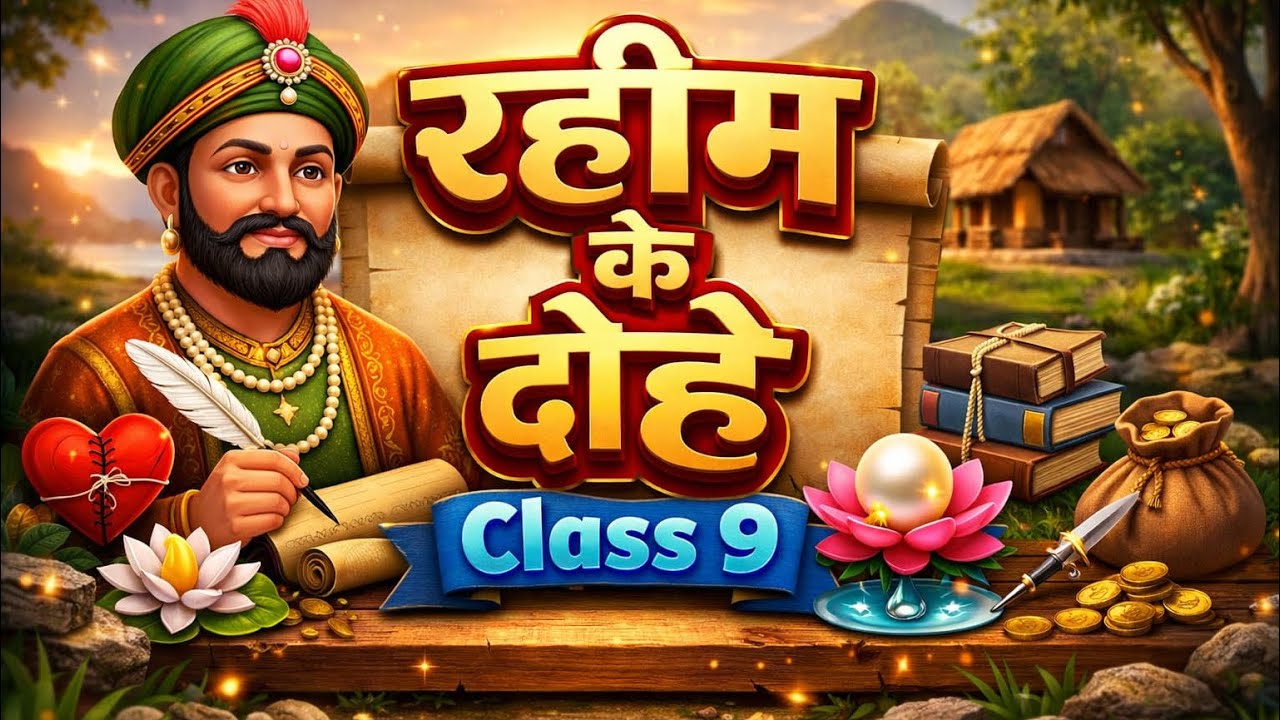 Rahim Ke Dohe Class 9 | Animated vedio-Full explanation #2023 # ...