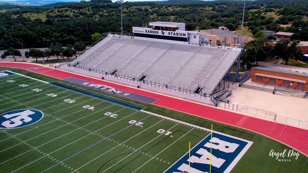 2024 State Champion Smithson Valley Ranger Stadium nestled in the Hill ...