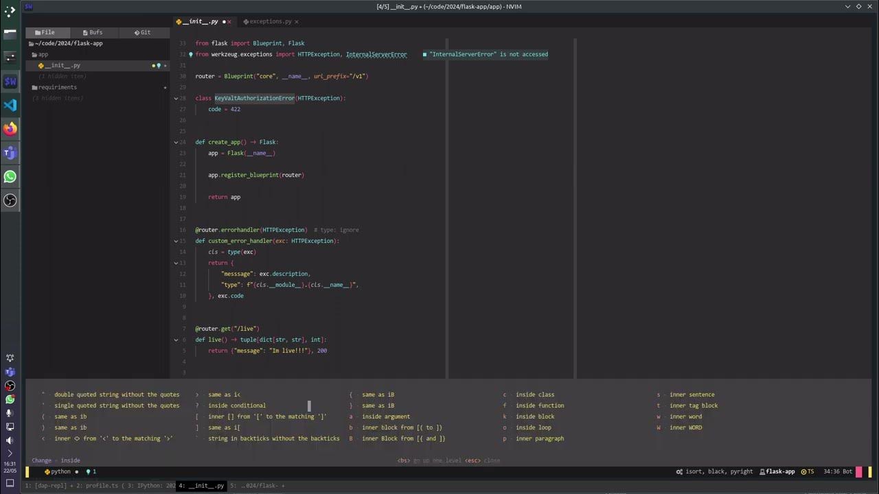 python - trabalhando com exceptions no flask - YouTube