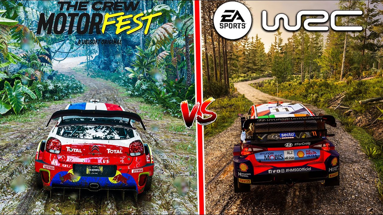 EA Sports WRC VS CREW Motorfest Side by Side Graphics Comparison 4k60 ...